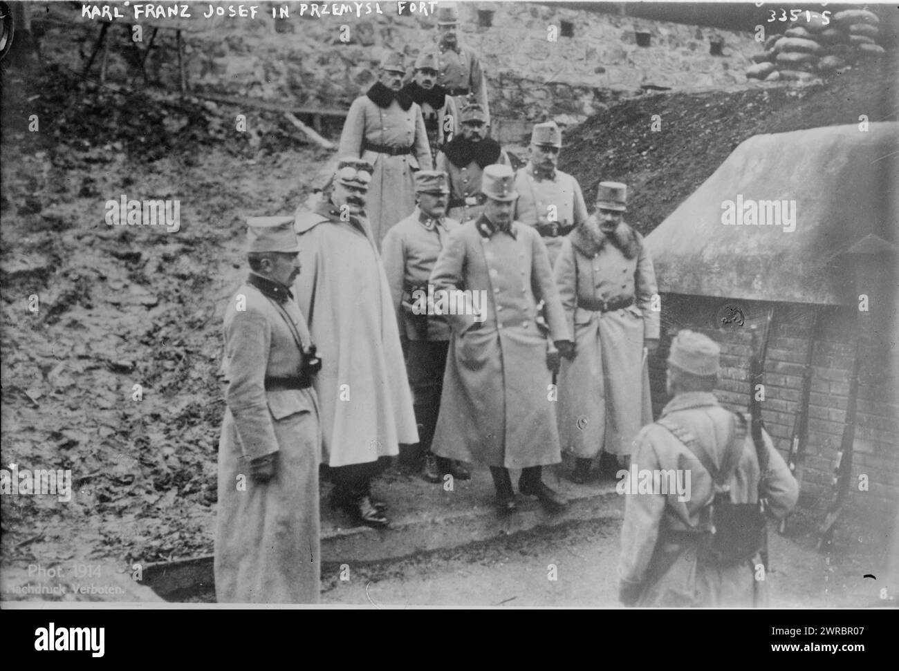 Karl Franz Josef in Przemysl Fort, Photograph shows Karl Franz Joseph ...