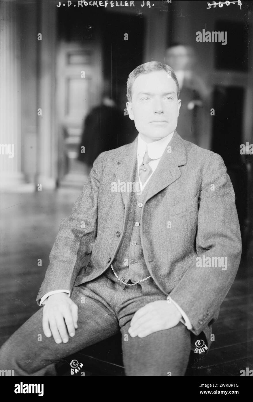 J.D. Rockefeller, Jr., Photograph shows John D. Rockefeller, Jr. (1874 ...