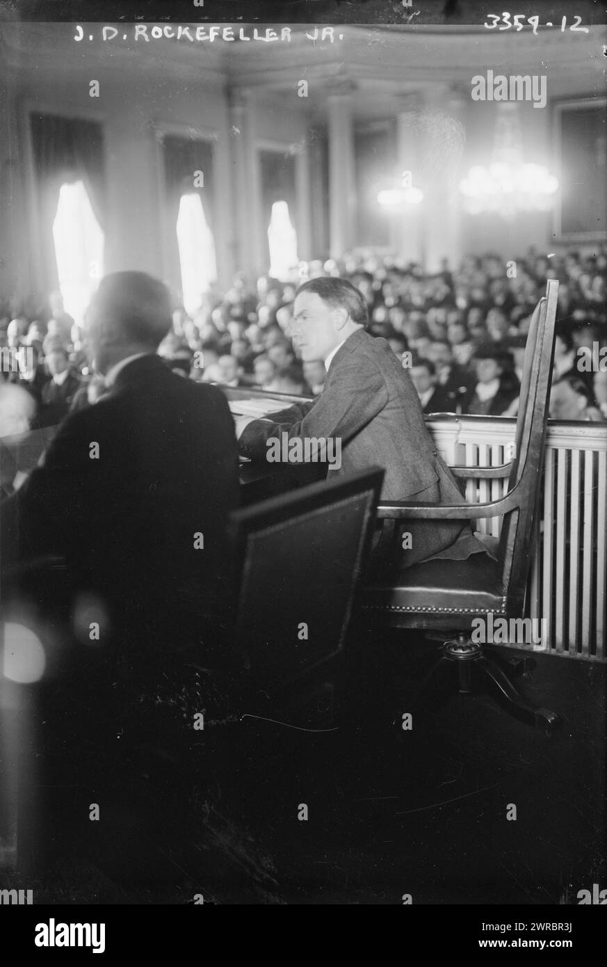 J.D. Rockefeller, Jr. on stand, 1/25/15, Photograph shows John D ...