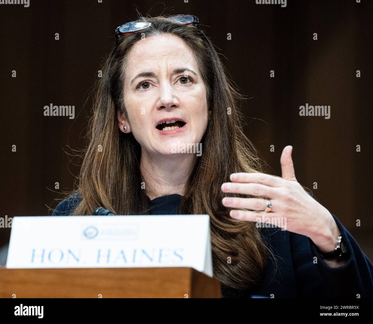 Washington, United States. 11th Mar, 2024. Avril Haines, Director of ...