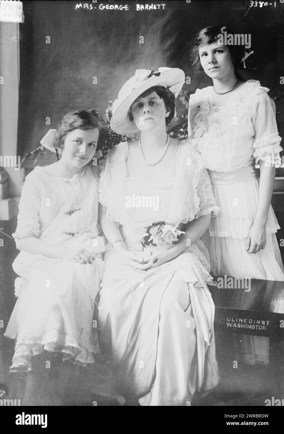 Mrs. George Barnett, Photograph shows Lelia Sinclair Montague Gordon ...