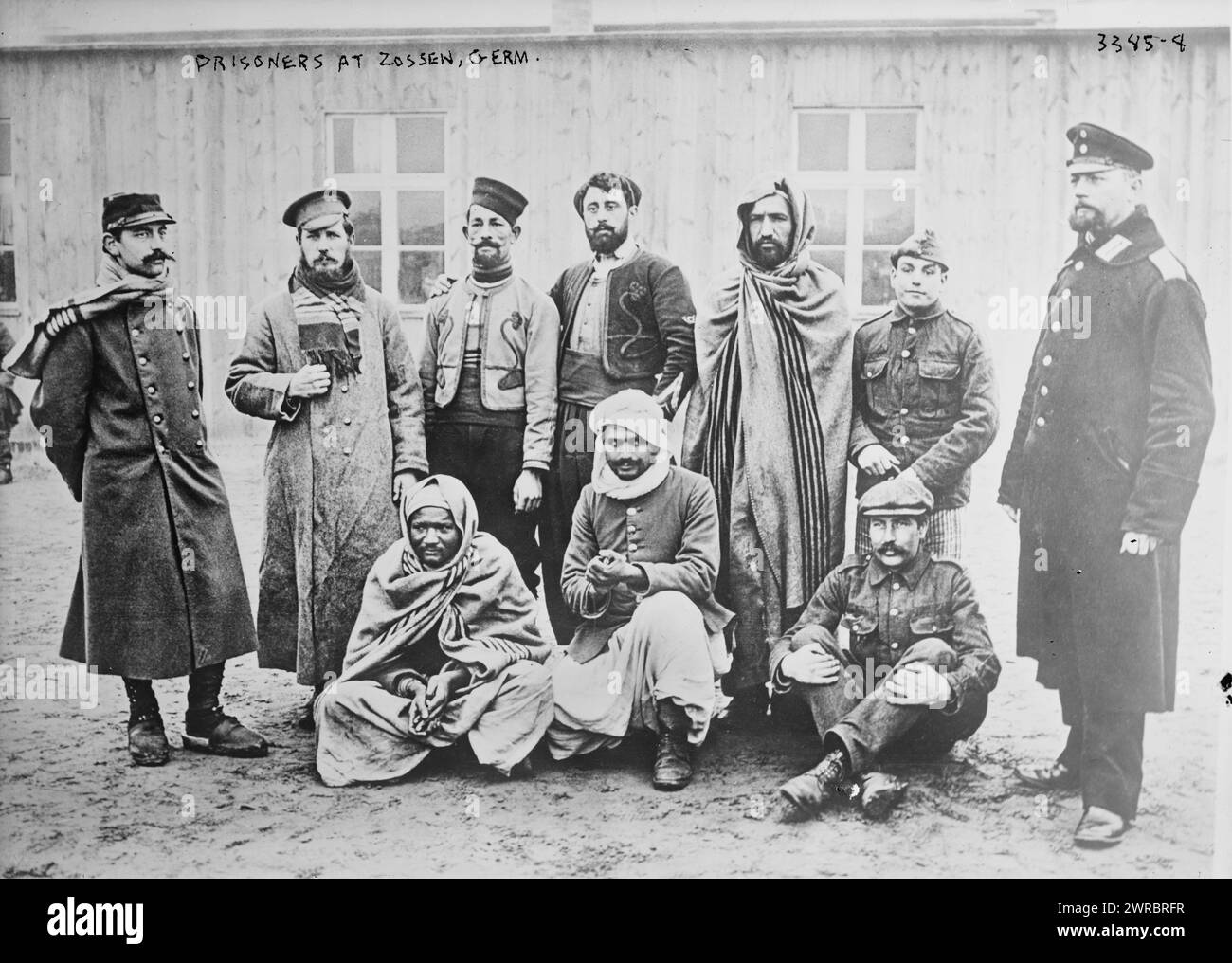 Prisoners, Zossen, Germ. i.e., Germany, Photograph shows prisoners ...
