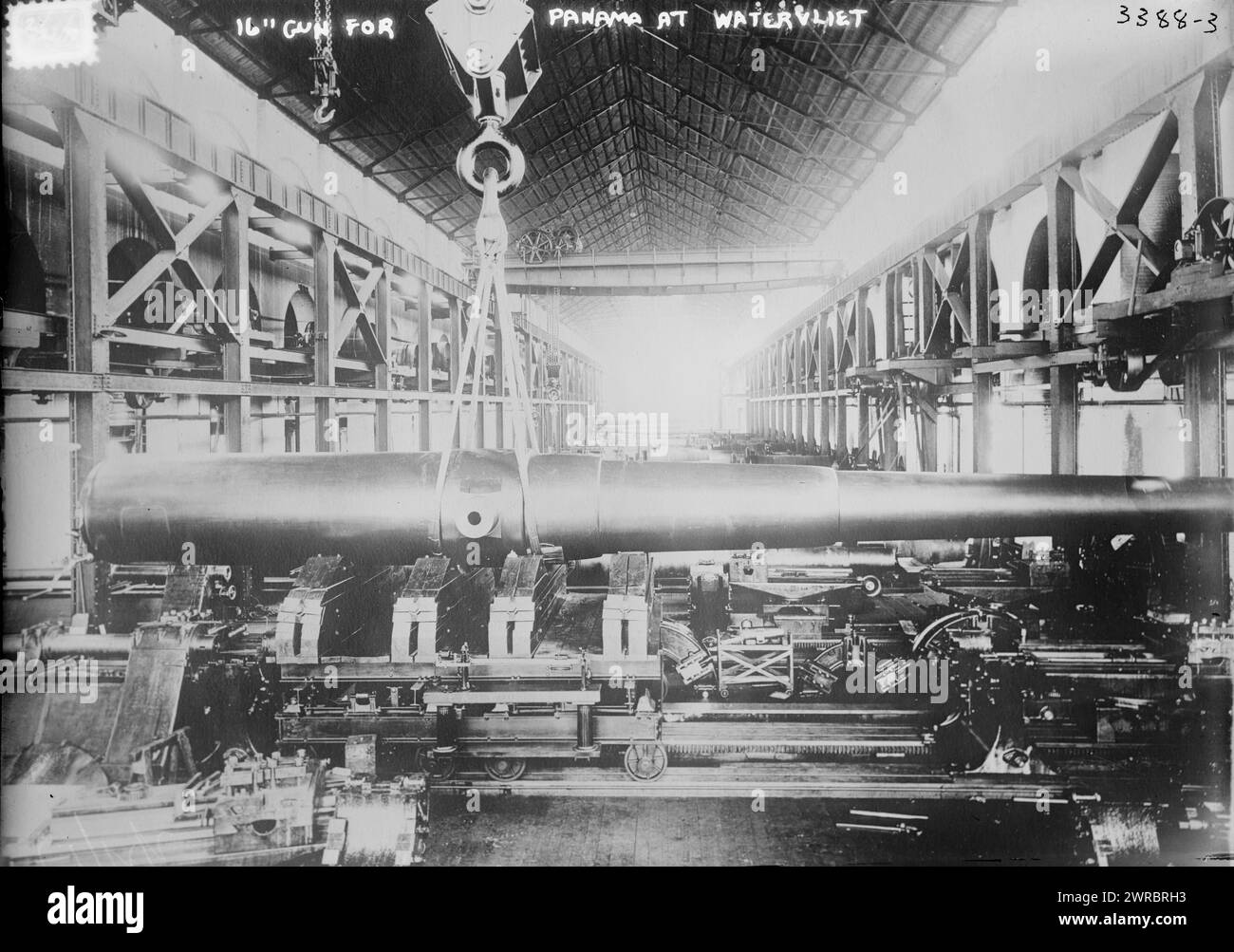 16' Gun for Panama at Watervliet, between ca. 1910 and ca. 1915 ...