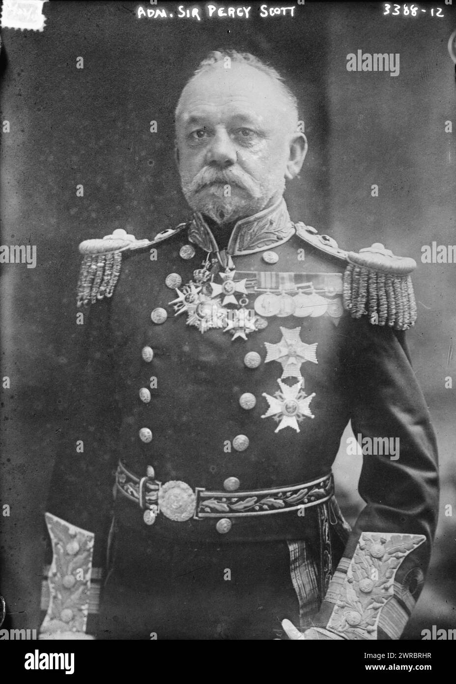 Adm. Sir Percy Scott, between ca. 1910 and ca. 1915, Glass negatives, 1 ...