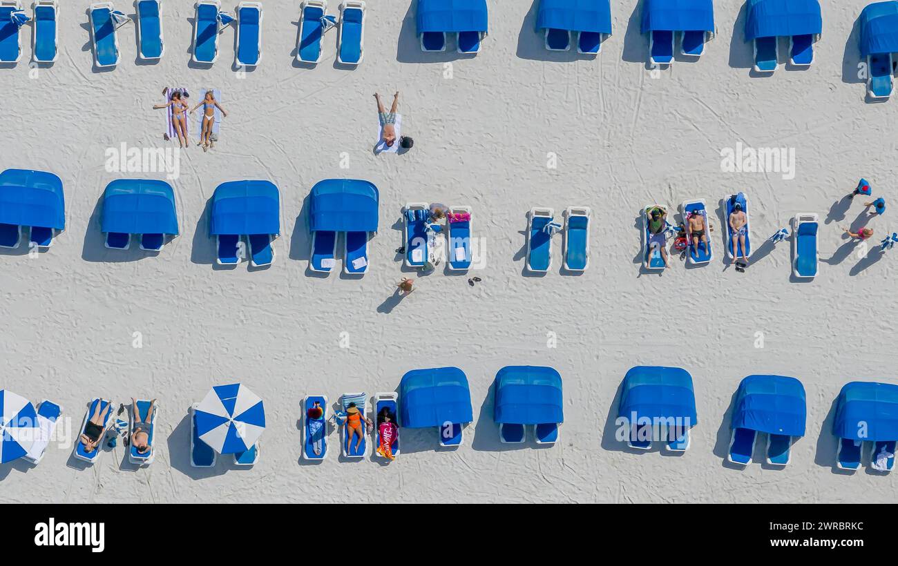 Clearwater Beach, Fl, USA. 11th Mar, 2024. Capturing Clearwater Beach's ...