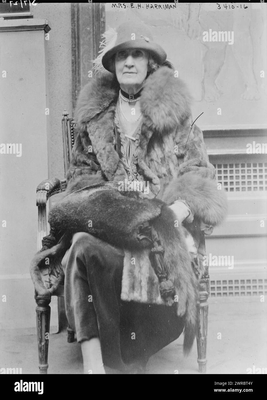 Mrs. E.H. Harriman, Photograph shows Mary Williamson Averell Harriman ...