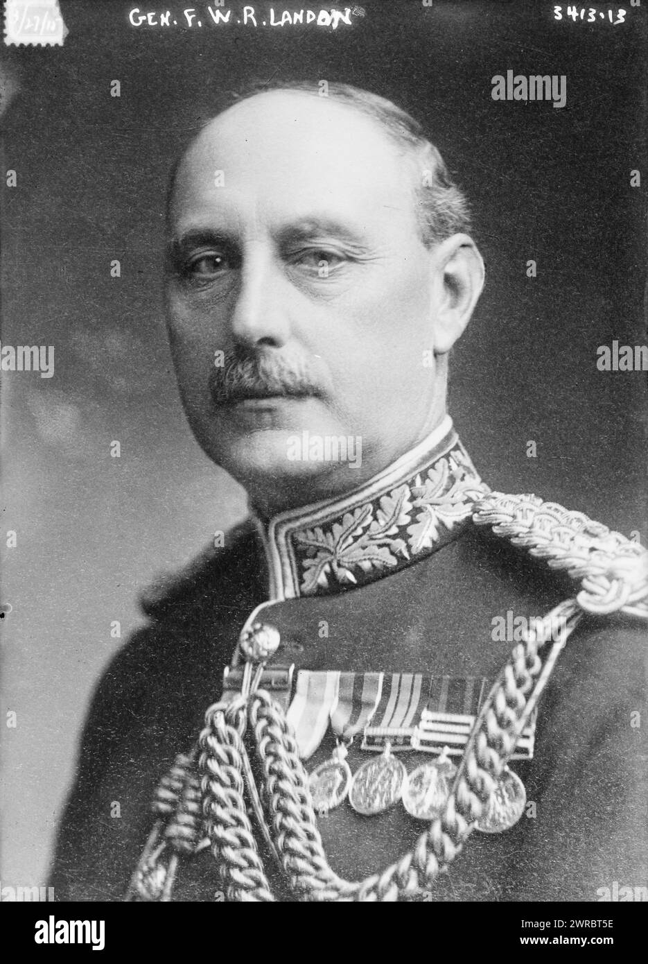 Gen. F.W.R. i.e., B. Landon, Photograph shows Major-General Frederick ...