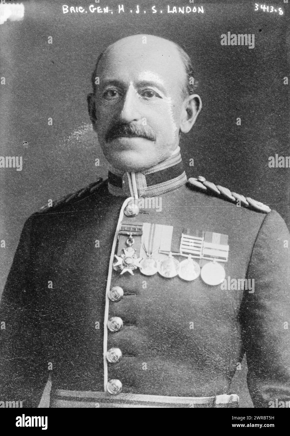 Brig. Gen. H. J. S. Landon, Photograph shows Herman James Shelley ...