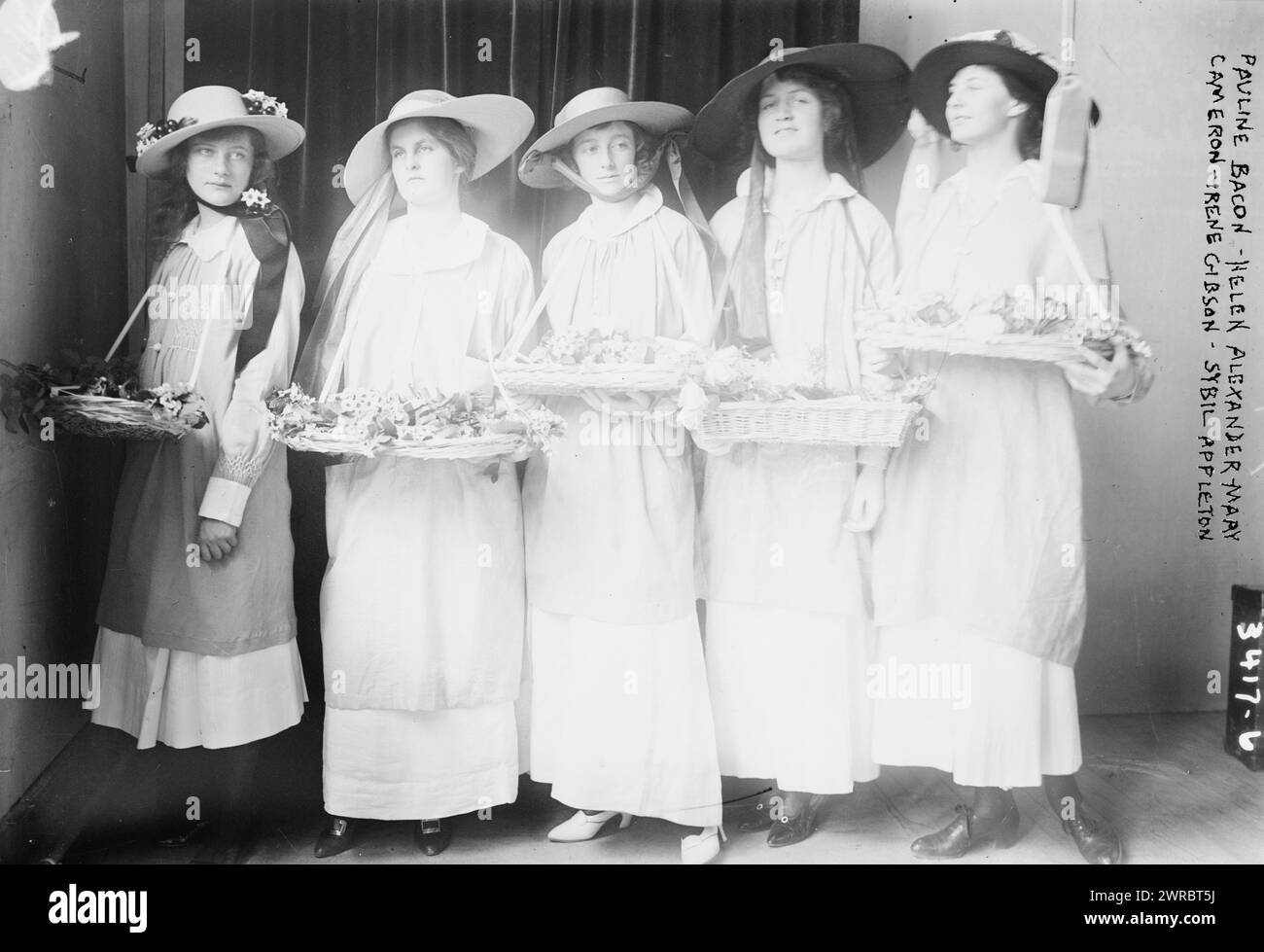 Pauline Bacon, Helen Alexander, Mary Cameron, Irene Gibson, Sybil ...
