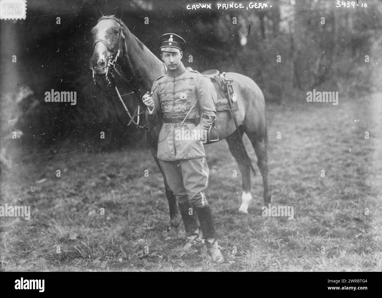 Crown Prince, Germ. i.e., Germany, Photograph shows Frederick William ...