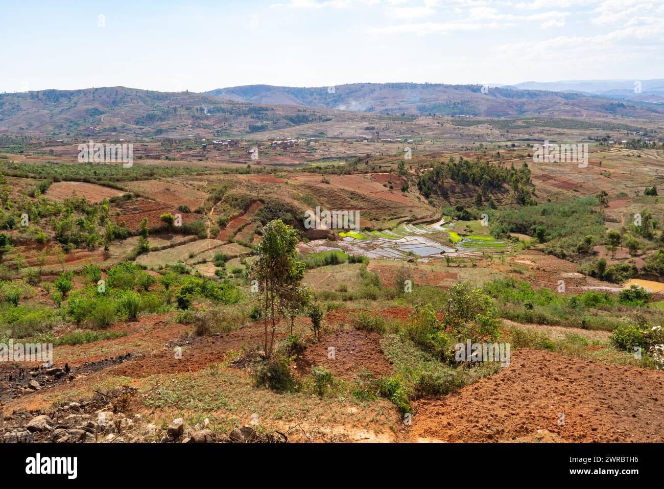 Landscape, Anjoma Nandihizana, Manandriana, Amoron I Mania, Madagascar ...