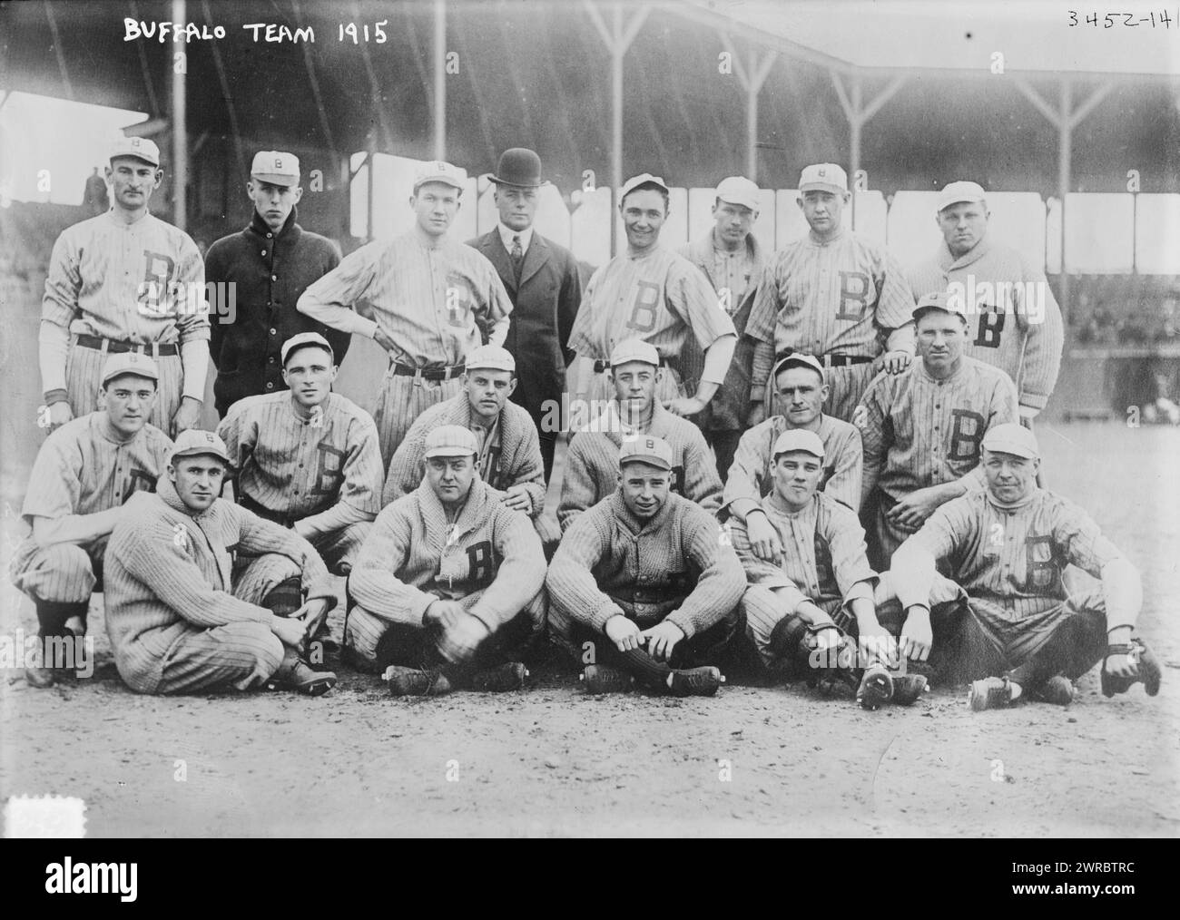 Buffalo team, International League, 1915, 1915., Baseball, Glass ...
