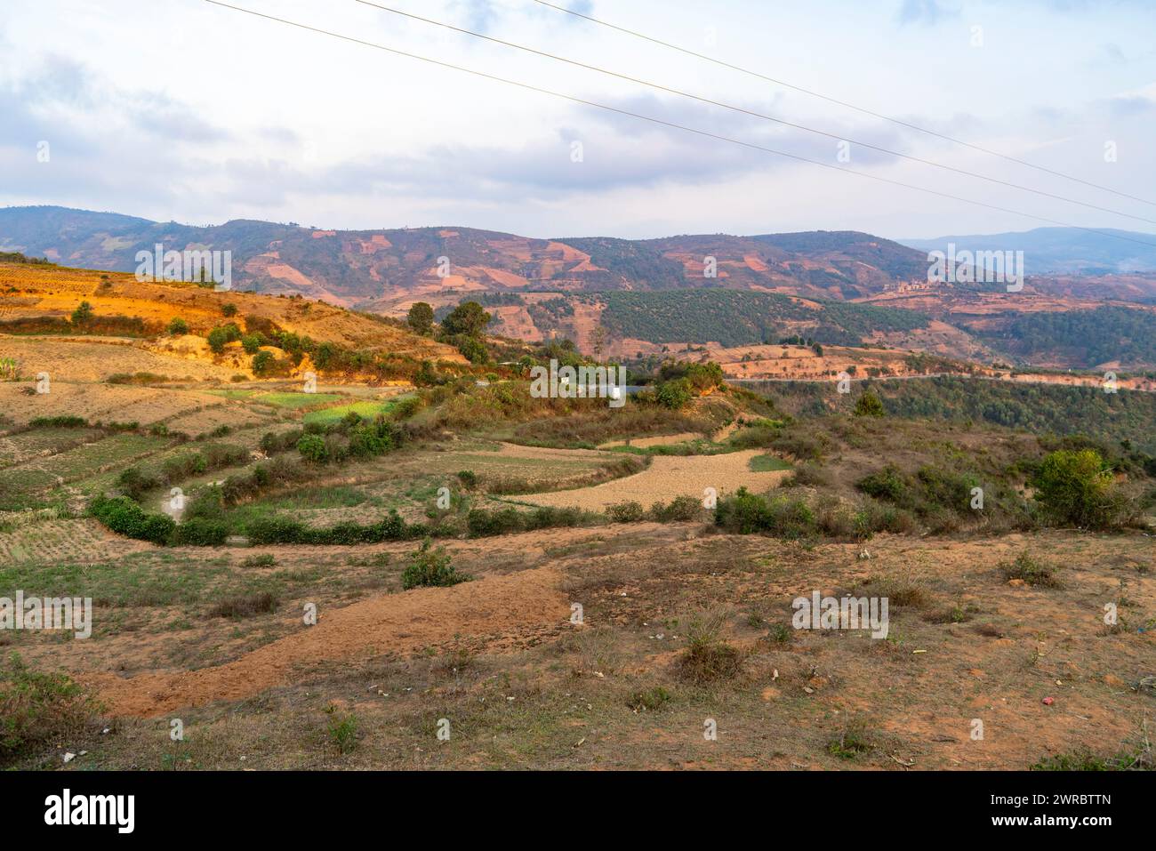 Landscape from viewpoint, Alakamisy Ambohimaha, Lalangina, Haute ...