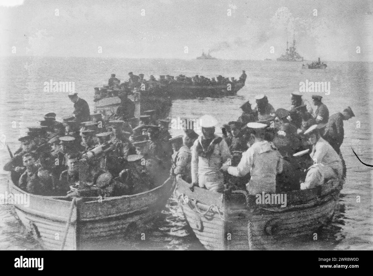 British naval party arriving hi-res stock photography and images - Alamy