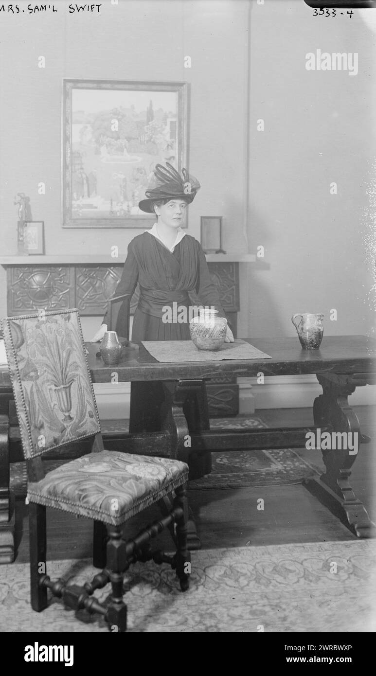 Mrs. Sam'l i.e, Samuel Swift, between ca. 1910 and ca. 1915, Glass ...