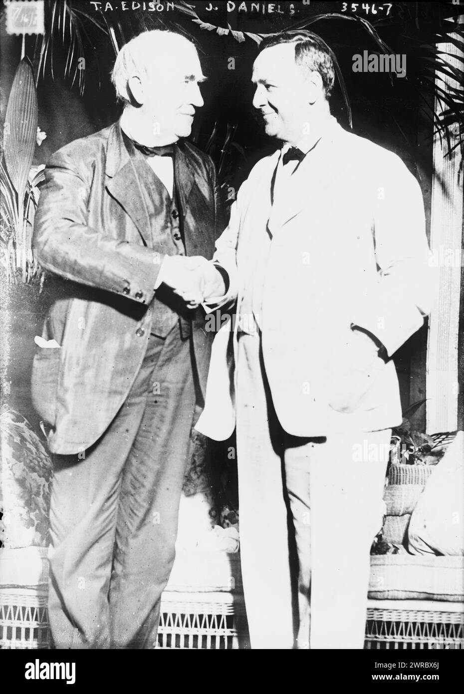 T.A. Edison, J. Daniels, between ca. 1910 and ca. 1915, Glass negatives ...