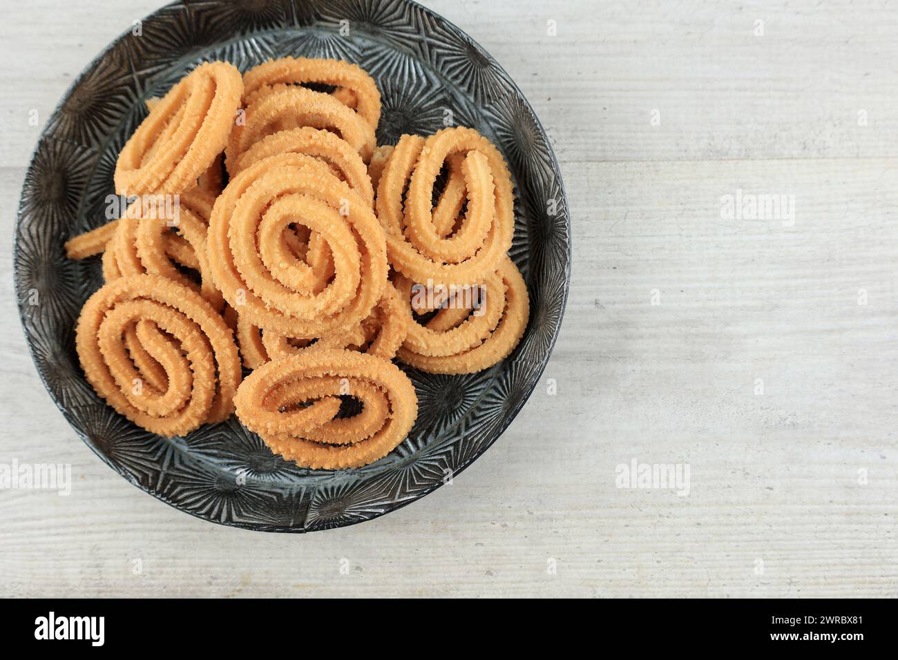 Top View Kue Akar Kelapa or Unthuk Yuyu. Javanese Traditional Crispy ...