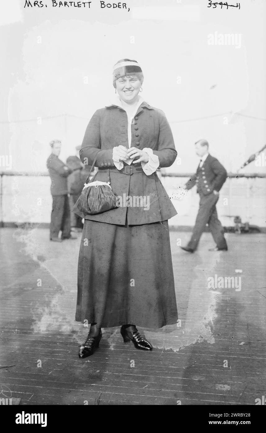 Mrs. Bartlett Boder, Photograph shows singer Mary Carter, one of the ...