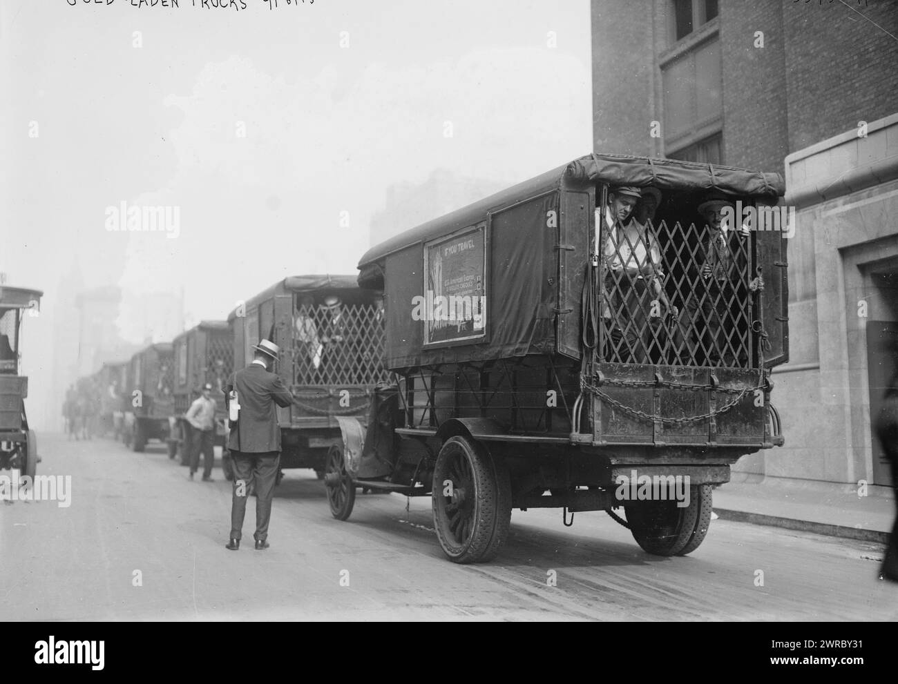Gold laden trucks hi-res stock photography and images - Alamy