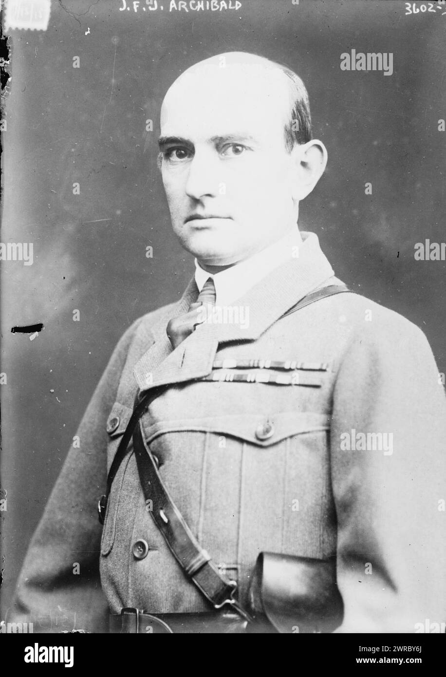 J.F.J. Archibald, Photograph shows James Francis Jewell Archibald, an ...