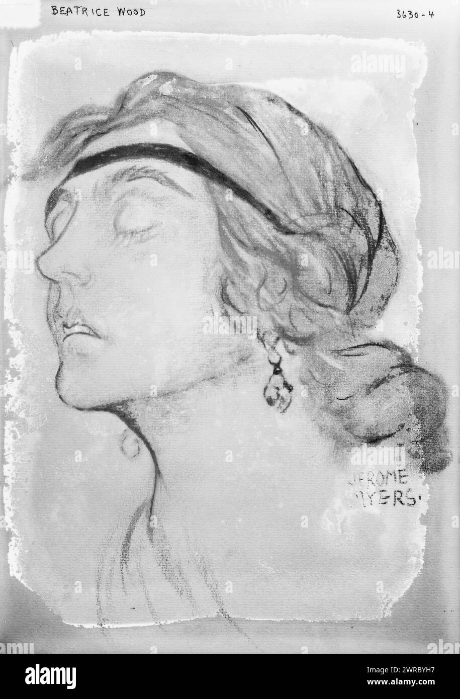 Beatrice Wood, Photograph shows a portrait of artist Beatrice Wood ...