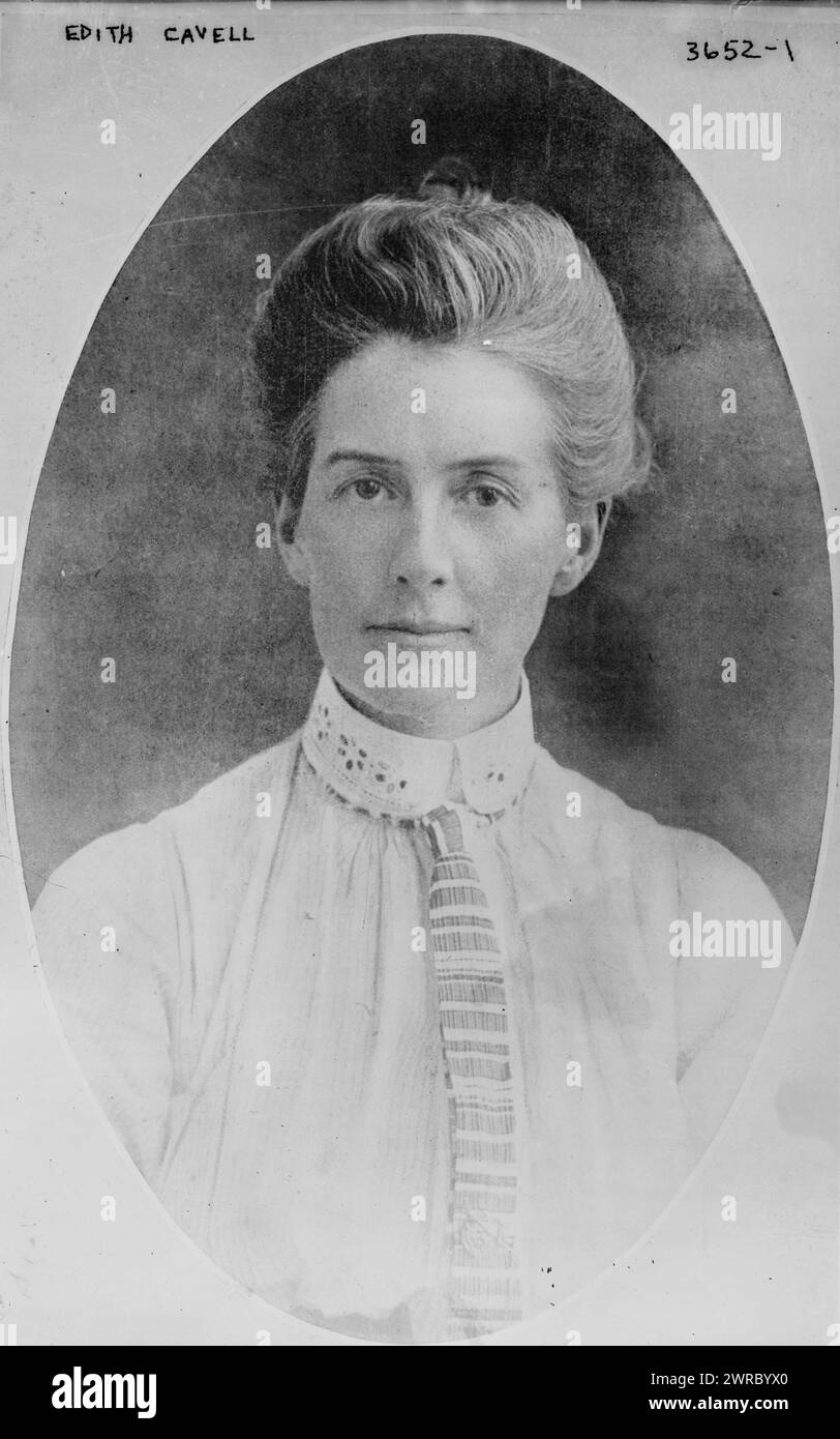 Edith Cavell, Photograph shows British nurse Edith Louisa Cavell (1865 ...