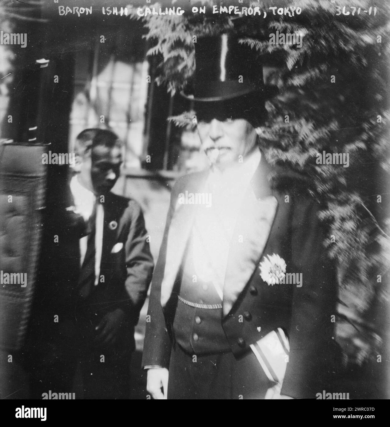Baron Ishii calling on Emperor, Tokyo, Photograph shows Viscount Ishii ...
