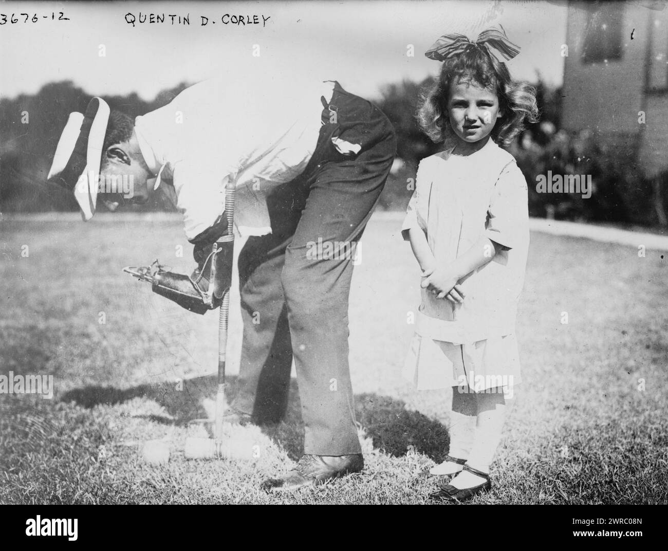 Quentin D. Corley, Photograph shows Quentin Durward Corley, Sr. (1884 ...
