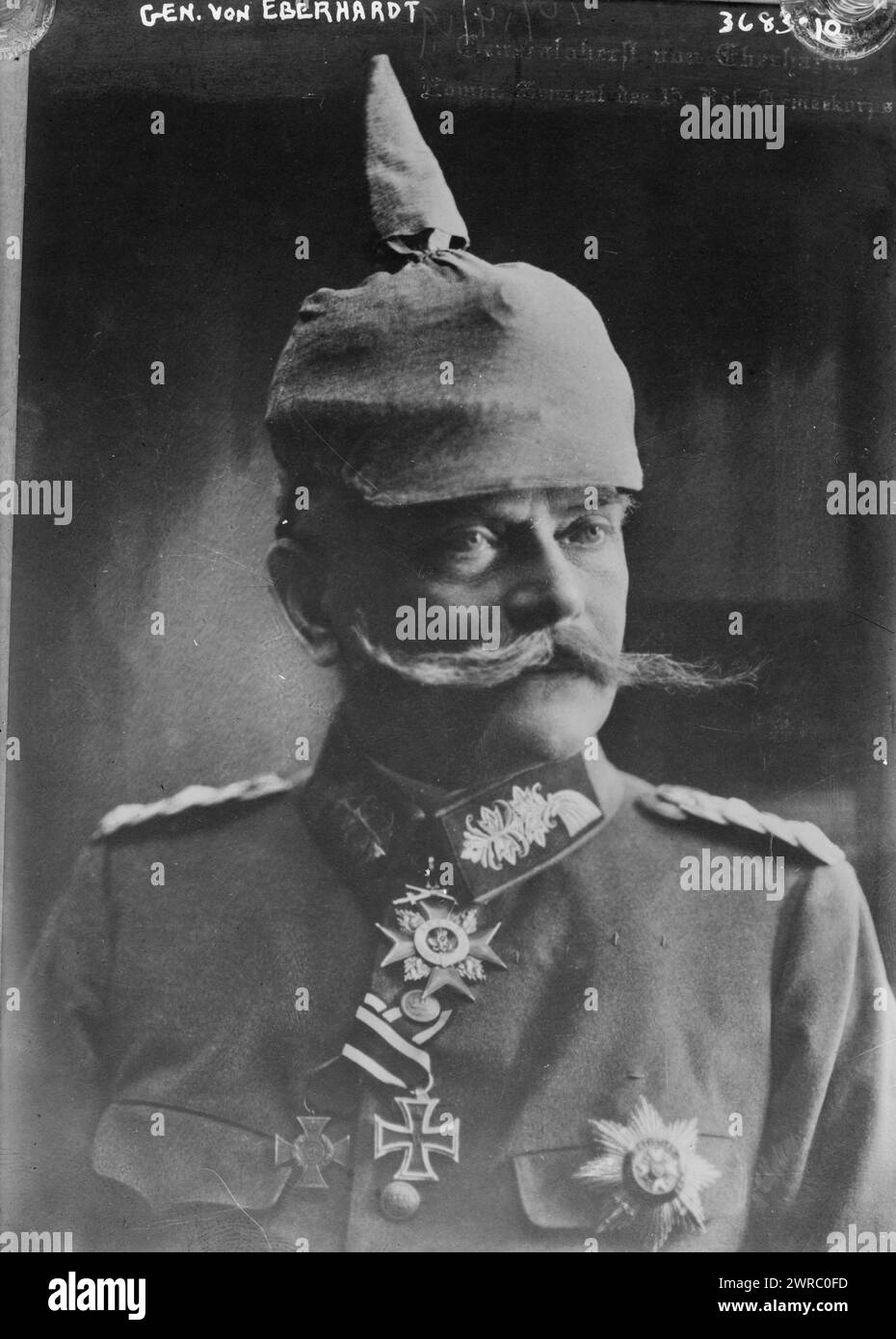 Gen. Von Eberhardt, Photograph shows Magnus von Eberhardt (1855-1939 ...