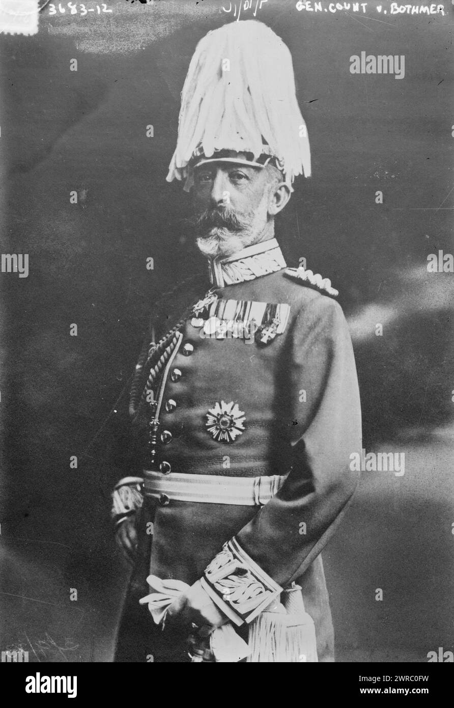 Gen. Count V. Bothmer, Photograph shows portrait of German General ...