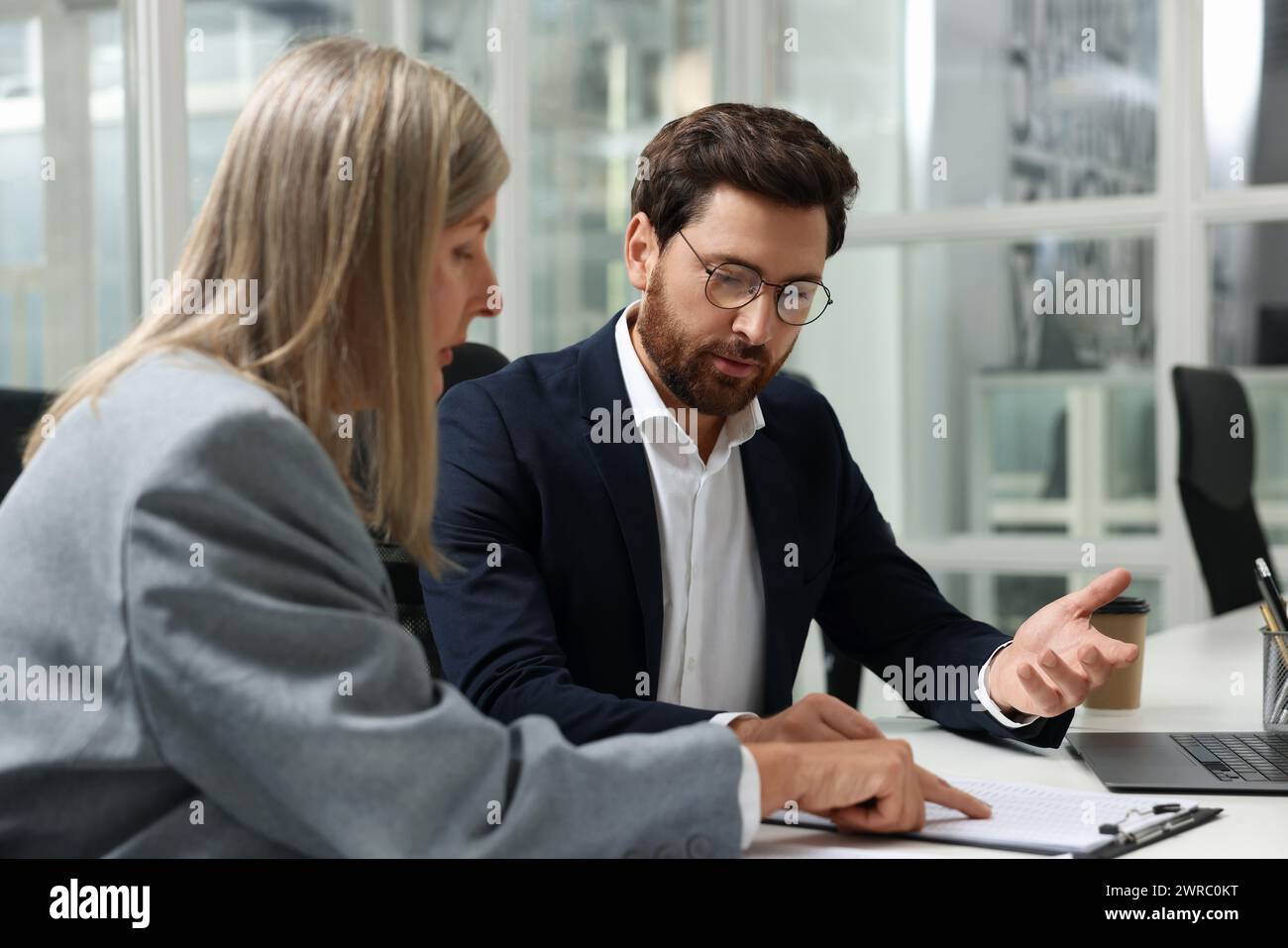 Lawyers working desk in office hi-res stock photography and images - Alamy