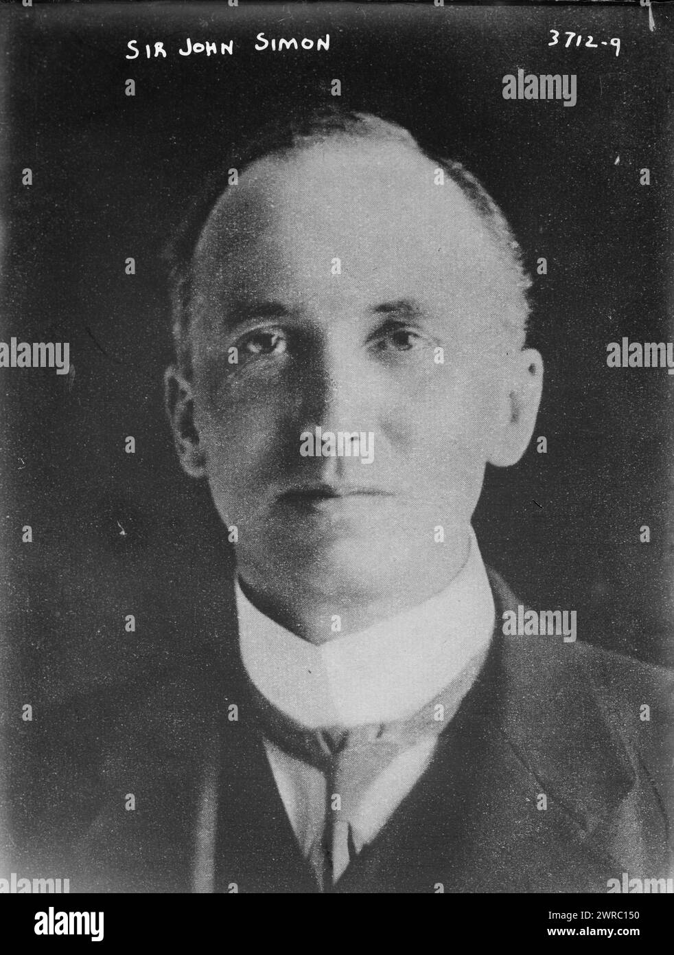 Sir John Simon, 1/3/16, Photograph shows John Allsebrook Simon, 1st Viscount Simon (1873- 1954 ...