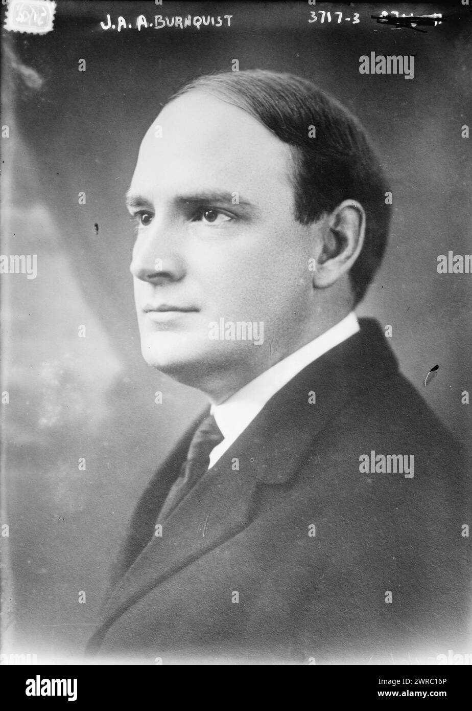 J.A.A. Burnquist, Photograph shows politician Joseph Alfred Arner ...