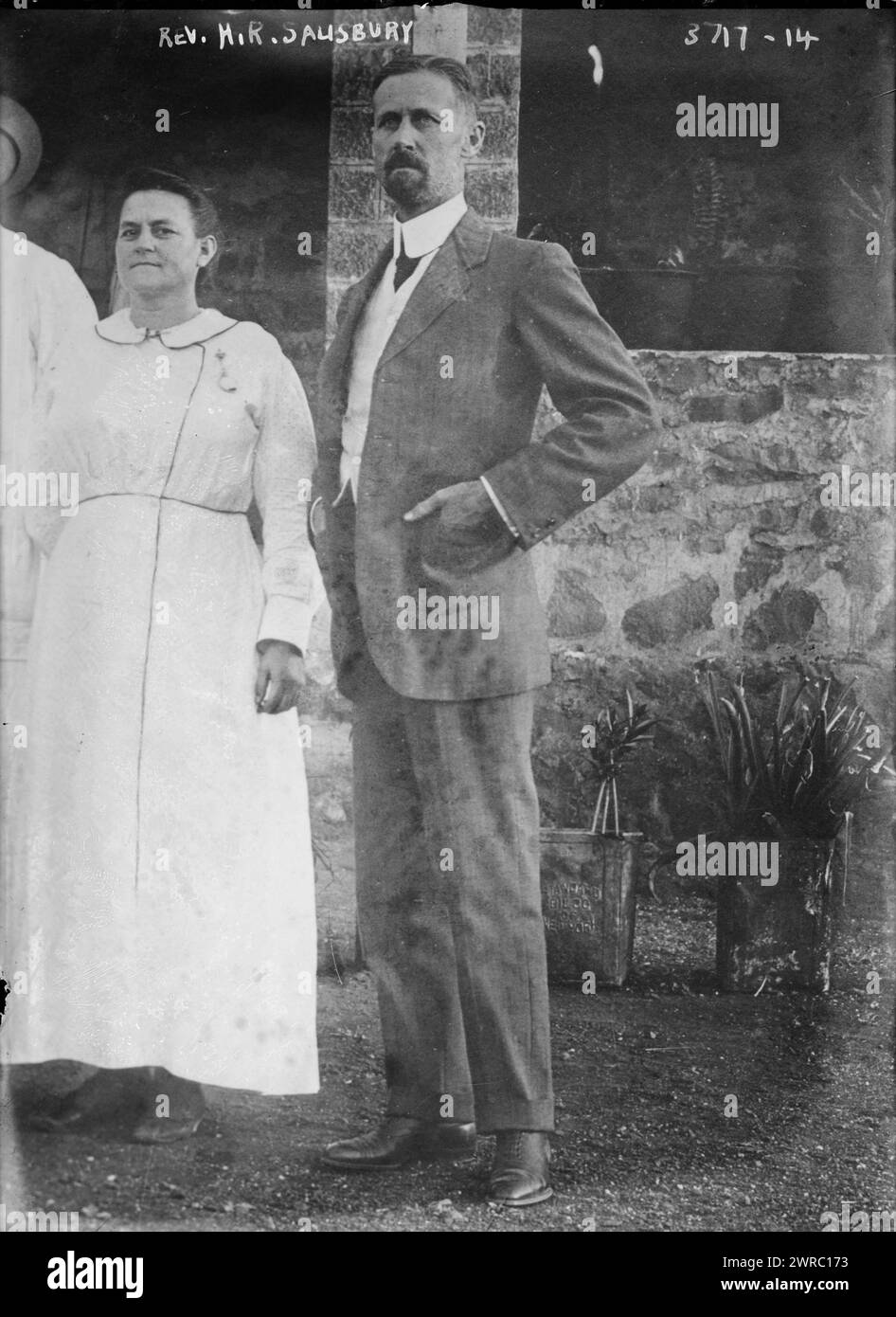 Rev. H.R. Salisbury, Photograph shows Rev. Homer Russell Salisbury ...