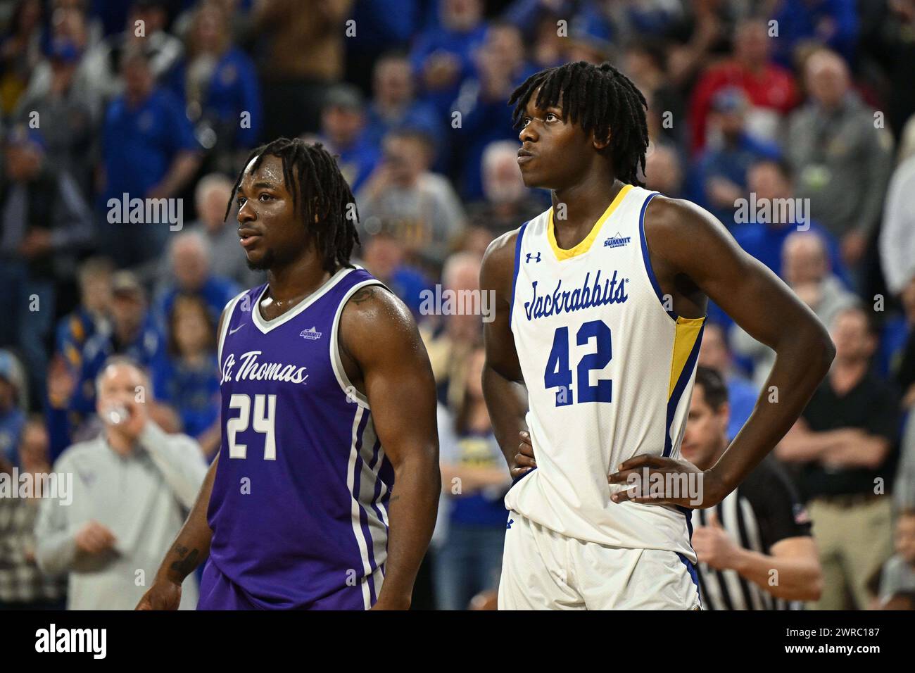 St. Thomas - Minnesota Tommies guard Raheem Anthony (24) and South ...