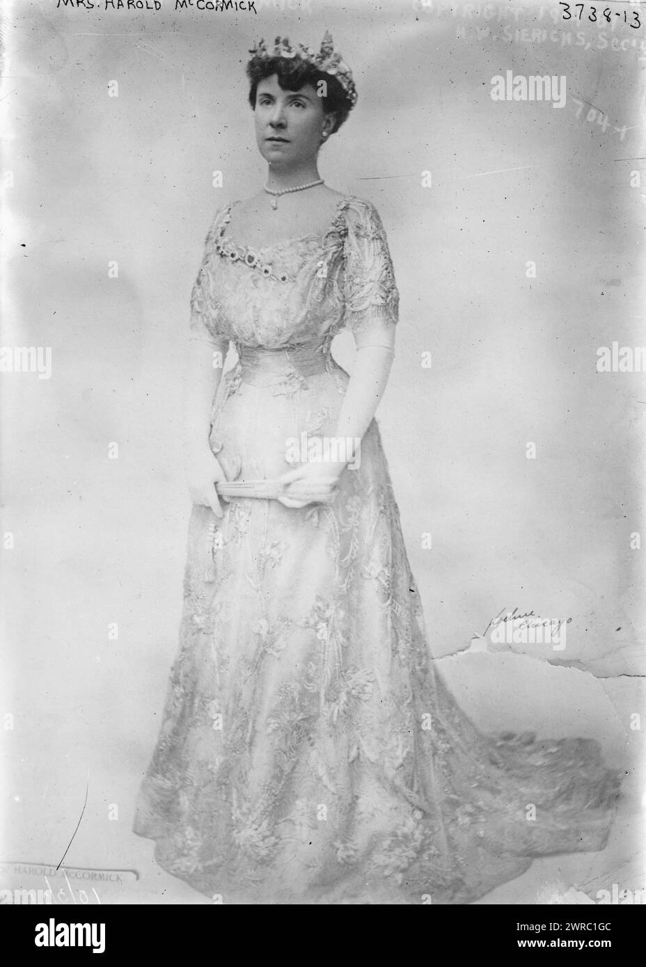 Mrs. Harold McCormick, Photograph shows Edith Rockefeller McCormick ...
