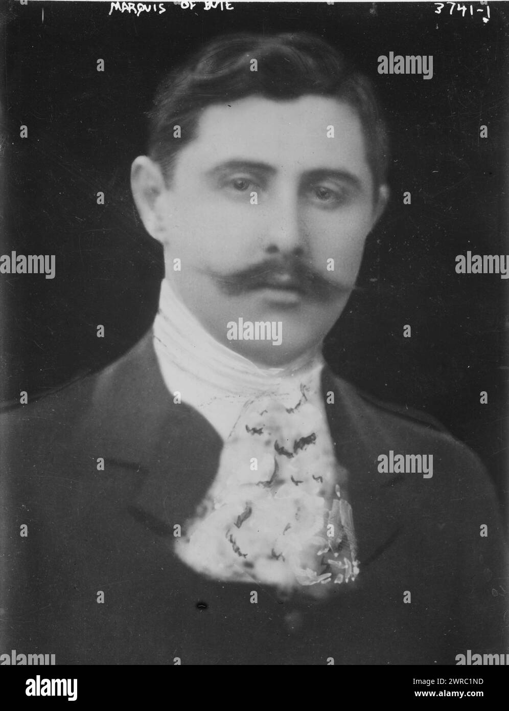 Marquis of Bute, Photograph shows John Crichton-Stuart, 4th Marquess of ...