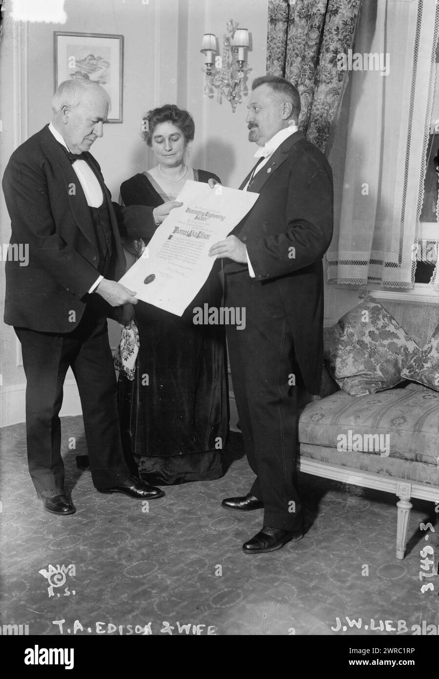 Wife mina miller edison hi-res stock photography and images - Alamy