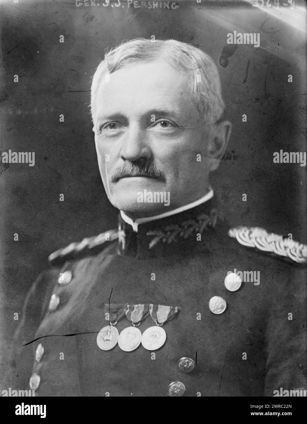 Gen. J.J. Pershing, Photograph shows General John J. 'Black Jack ...