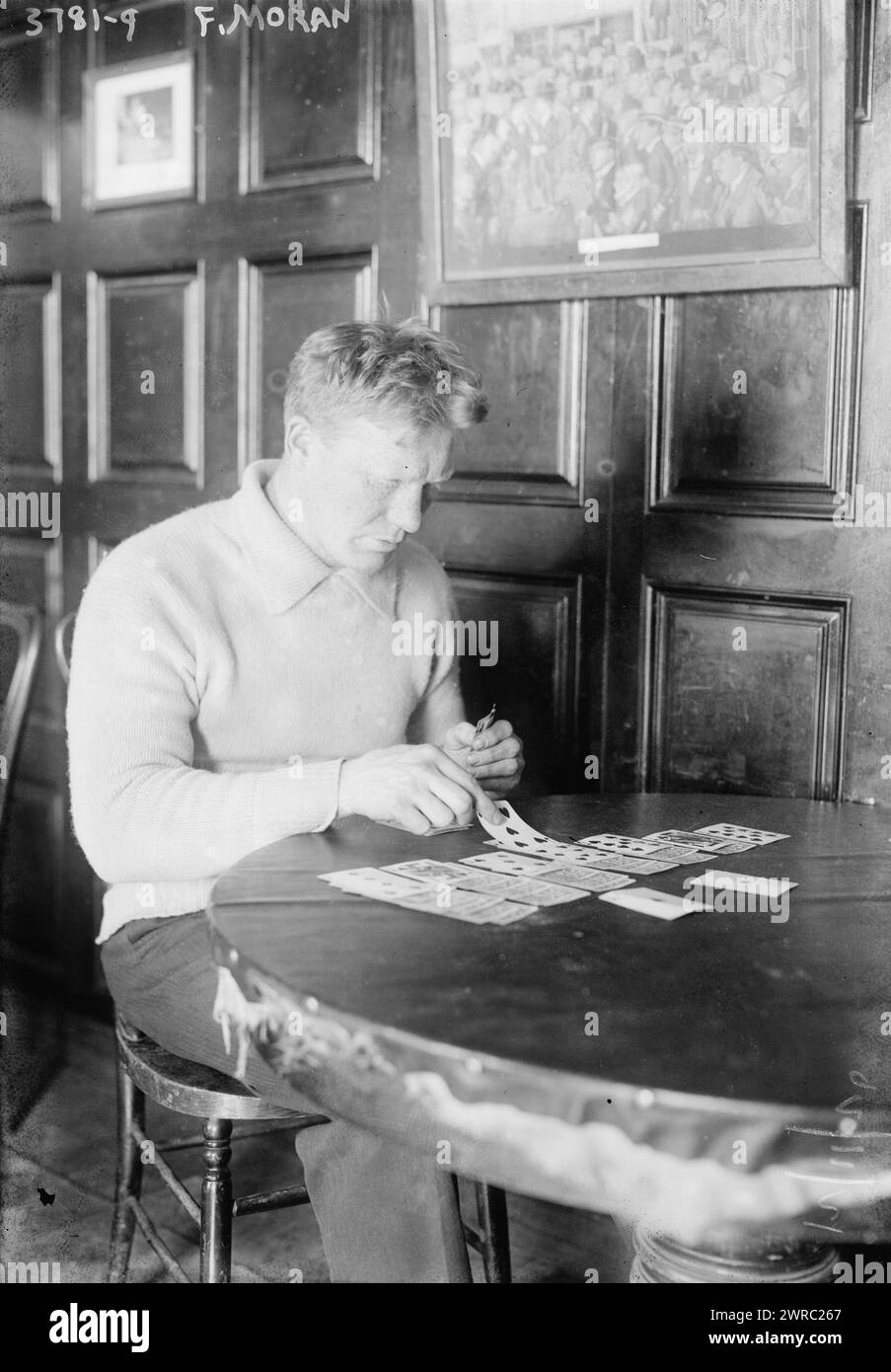 F. Moran, Photograph shows American boxer and film actor Charles ...