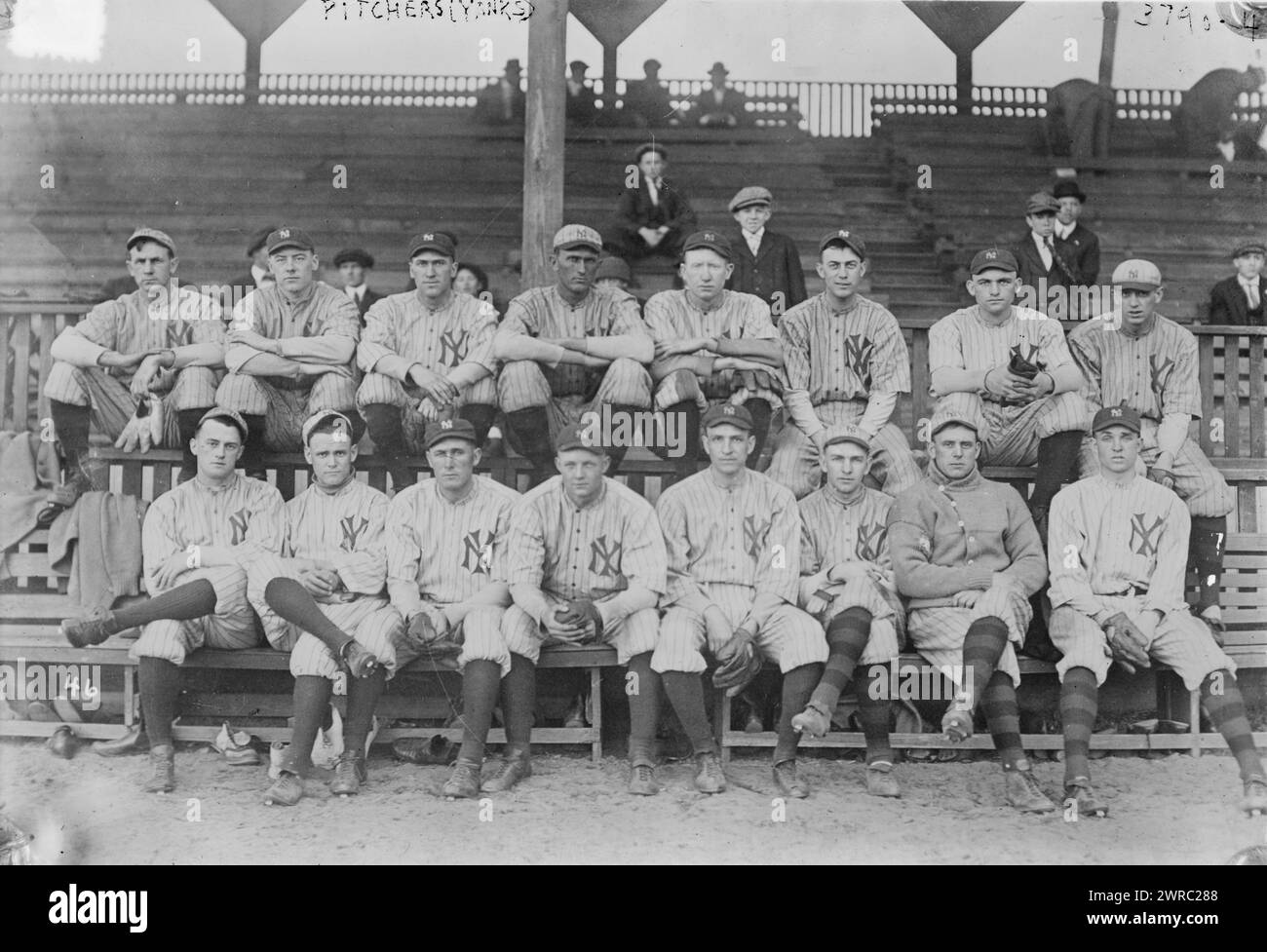 Pitchers, New York AL (baseball), 1916, Glass negatives, 1 negative ...