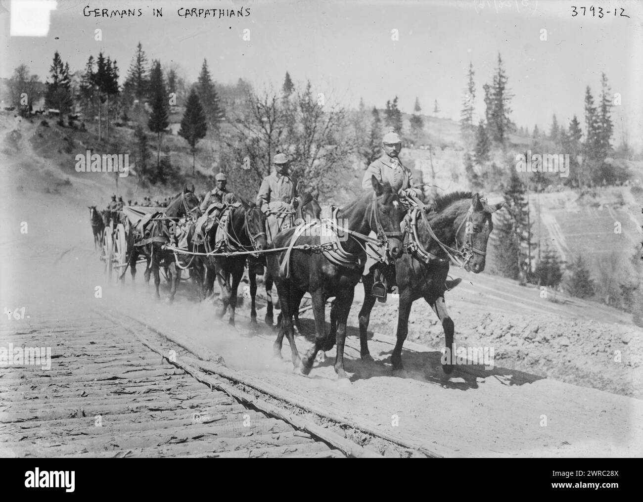 Germans in Carpathians, German soldiers in the Carpathian Mountains ...