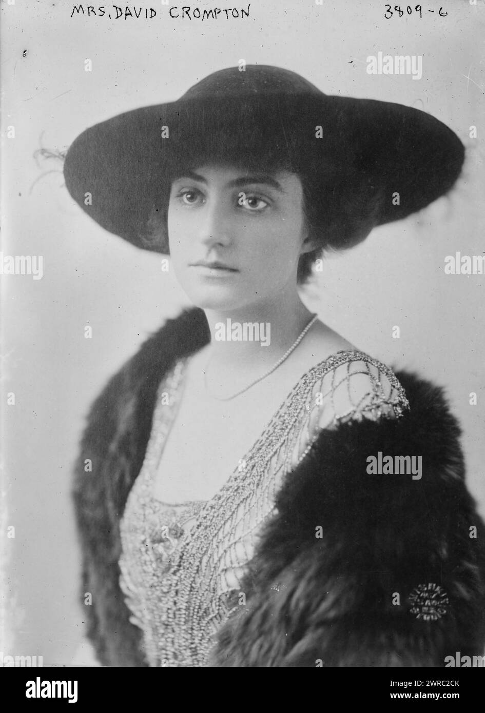 Mrs. David Crompton, Photograph shows Mrs. David Crompton, the former ...