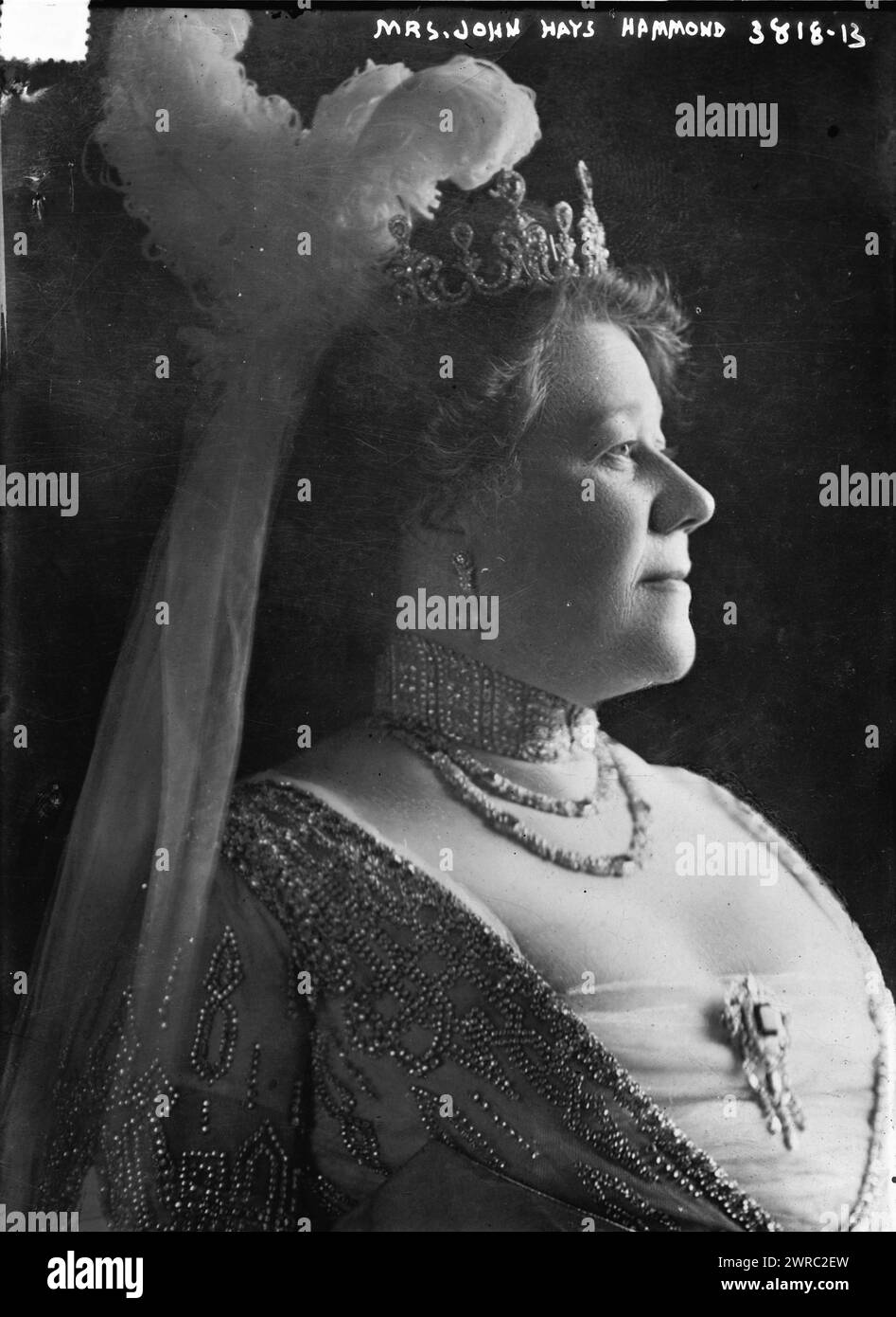 Mrs. John Hays Hammond, Photograph shows Natalie Harris Hammond (1859 ...