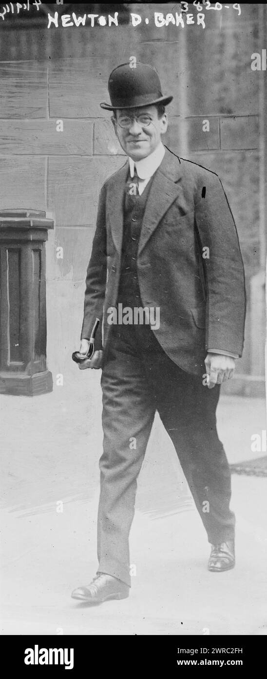 Newton D. Baker, Photograph shows Newton D. Baker who served as ...
