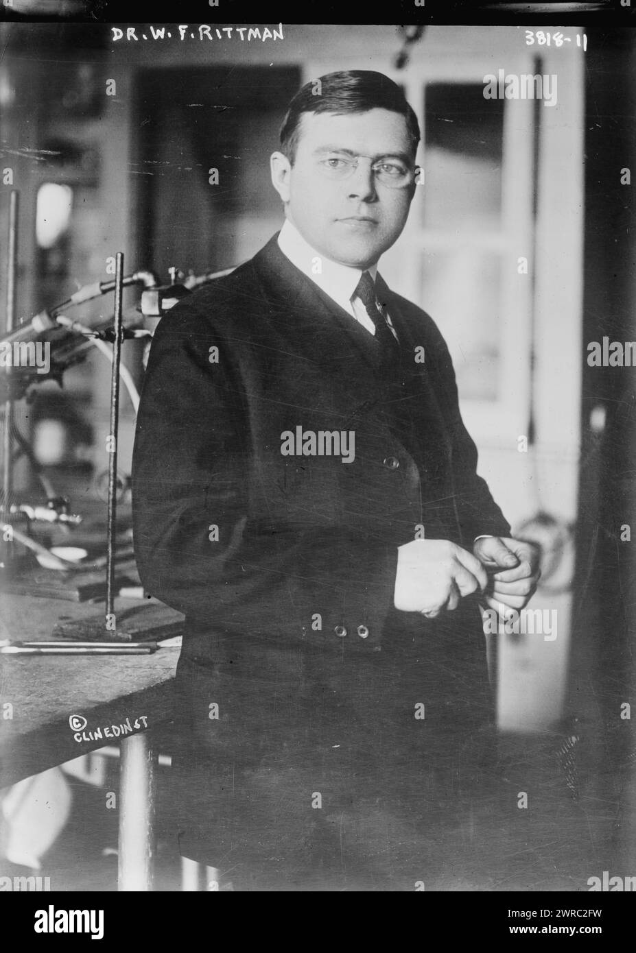 Dr. W.F. Rittman, Photograph shows chemical engineer Walter Frank ...