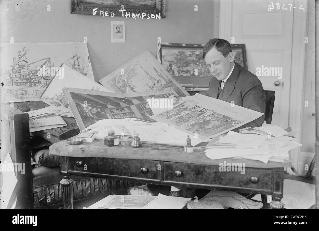 Fred Thompson, Photograph shows amusement park designer and architect ...