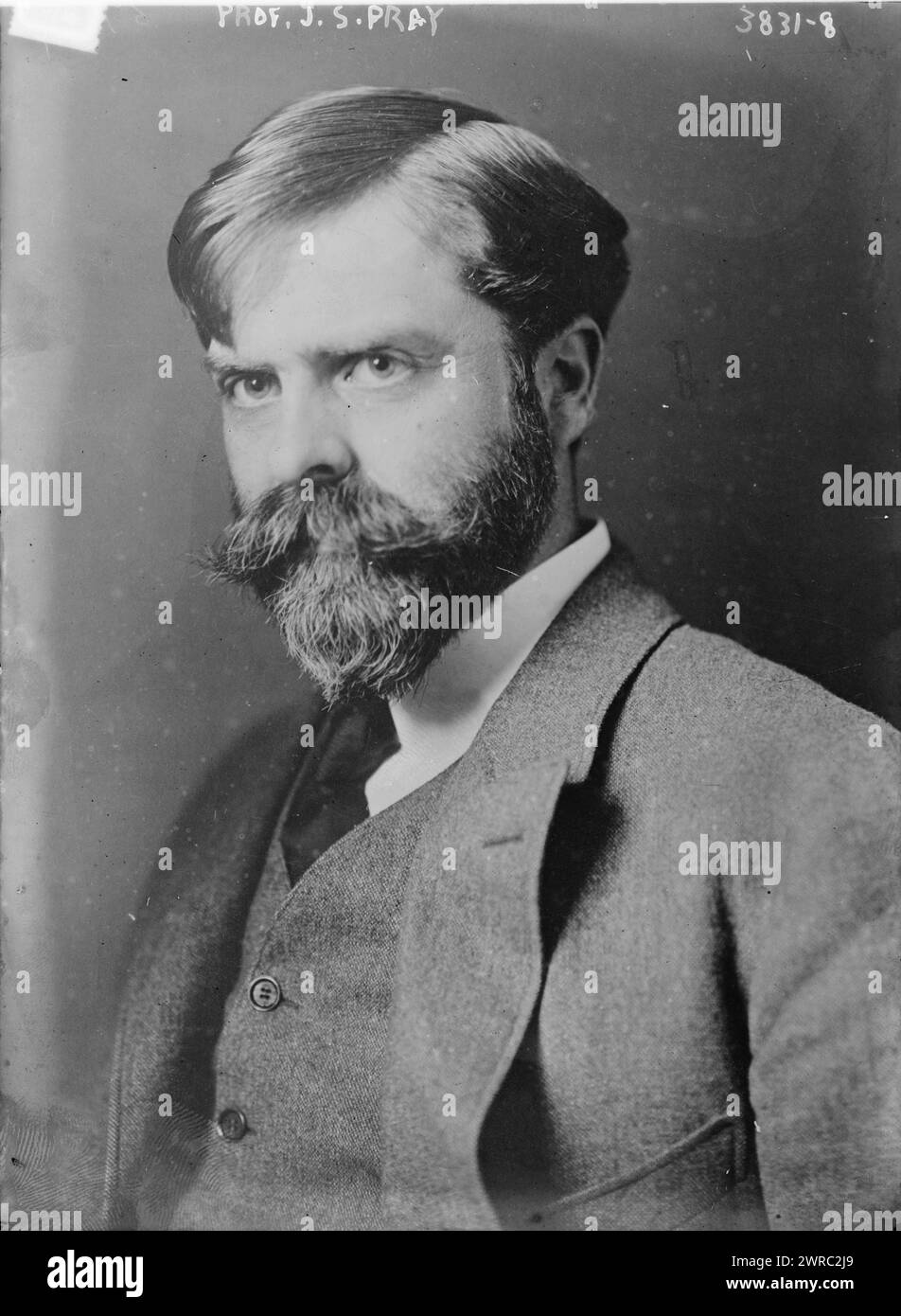 Prof. J.S. Pray, Photograph shows James Sturgis Pray (1871-1929), who ...