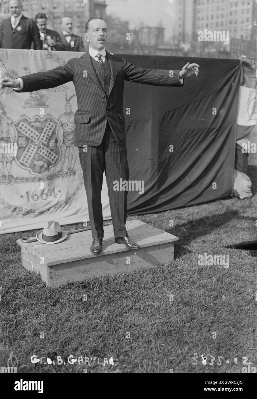 Geo. B. Gartla, Photograph shows George H. Gaitland who was the ...