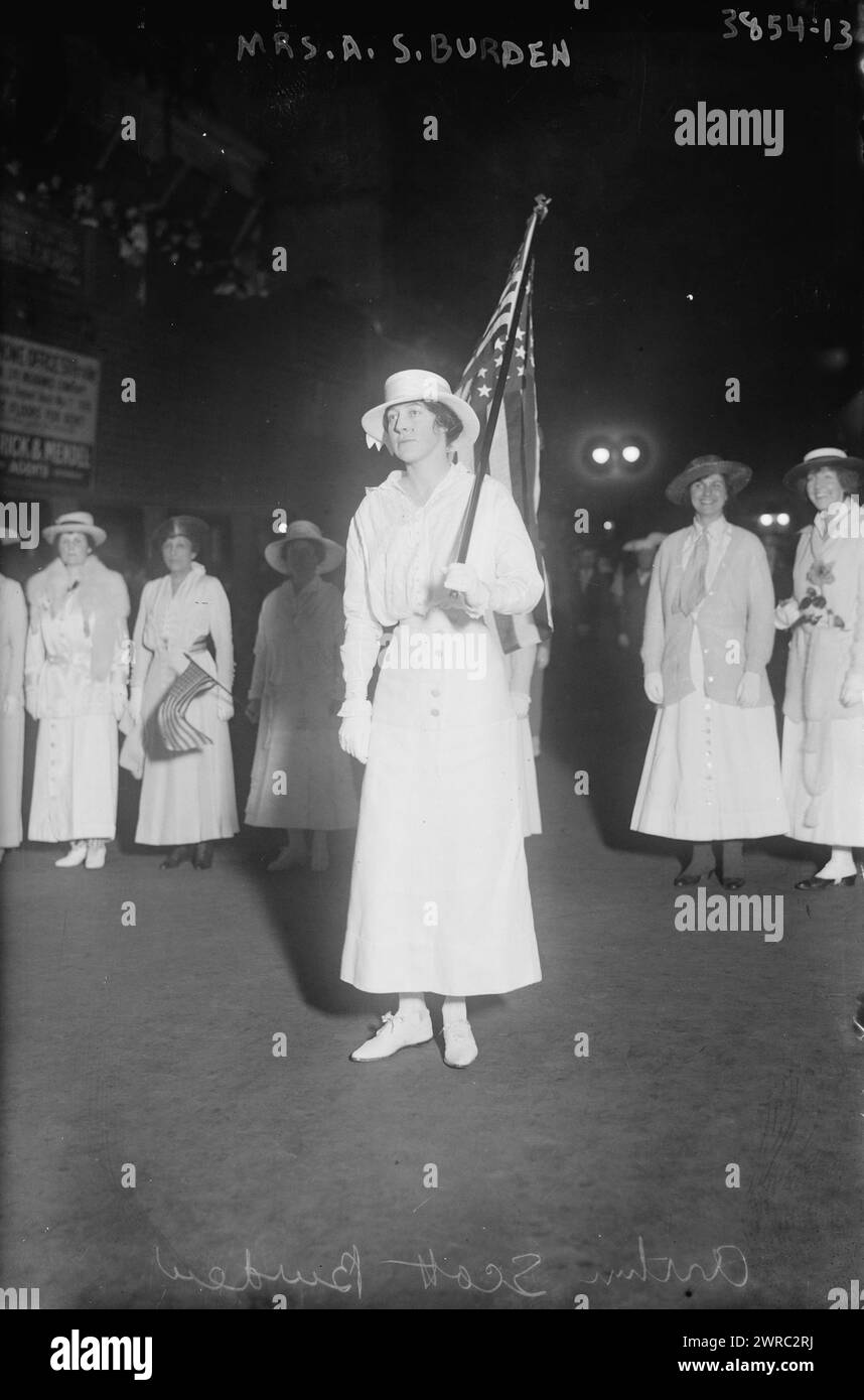 Mrs. A.S. Burden, Photo shows socialite and art collector Mrs. Arthur ...